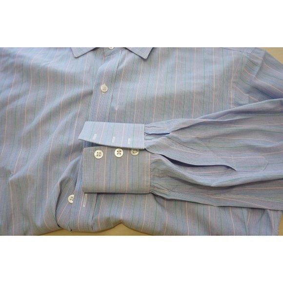 Turnbull & Asser | Shirts | Turnbull Asser Blue Green Pink Striped ...